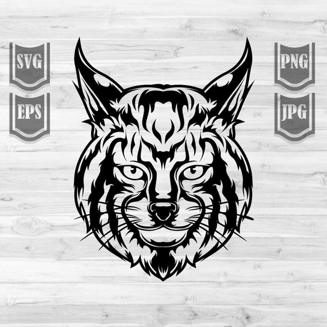 Wild Cat Svg File || Cat Svg || Cat Shirt || Cat Clipart || Wild Cat ...