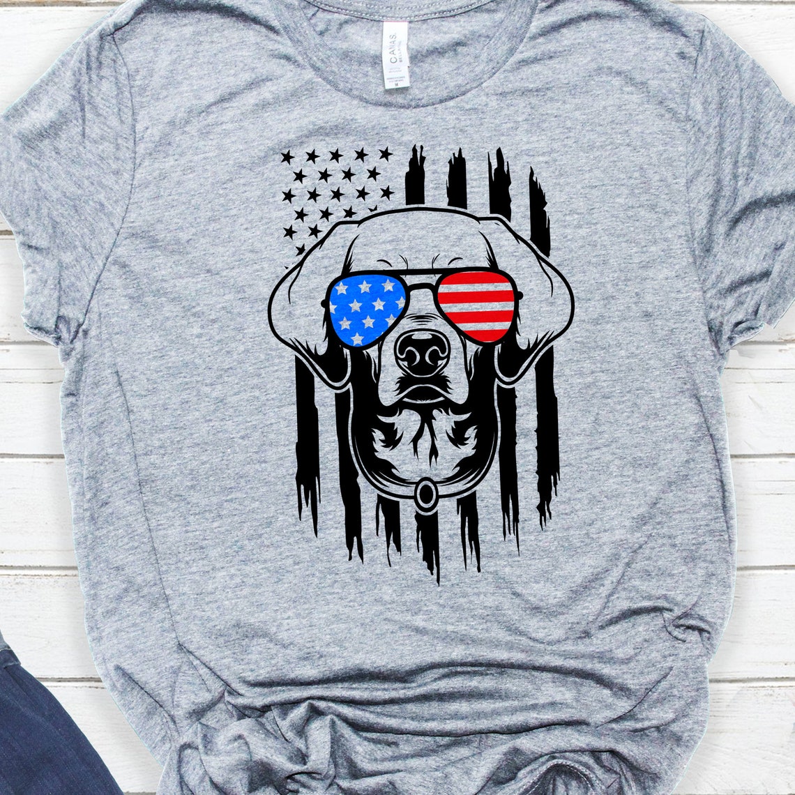 USA Dog Patriotic || Svg File || Labrador Dog Svg || Merica Svg || USA ...