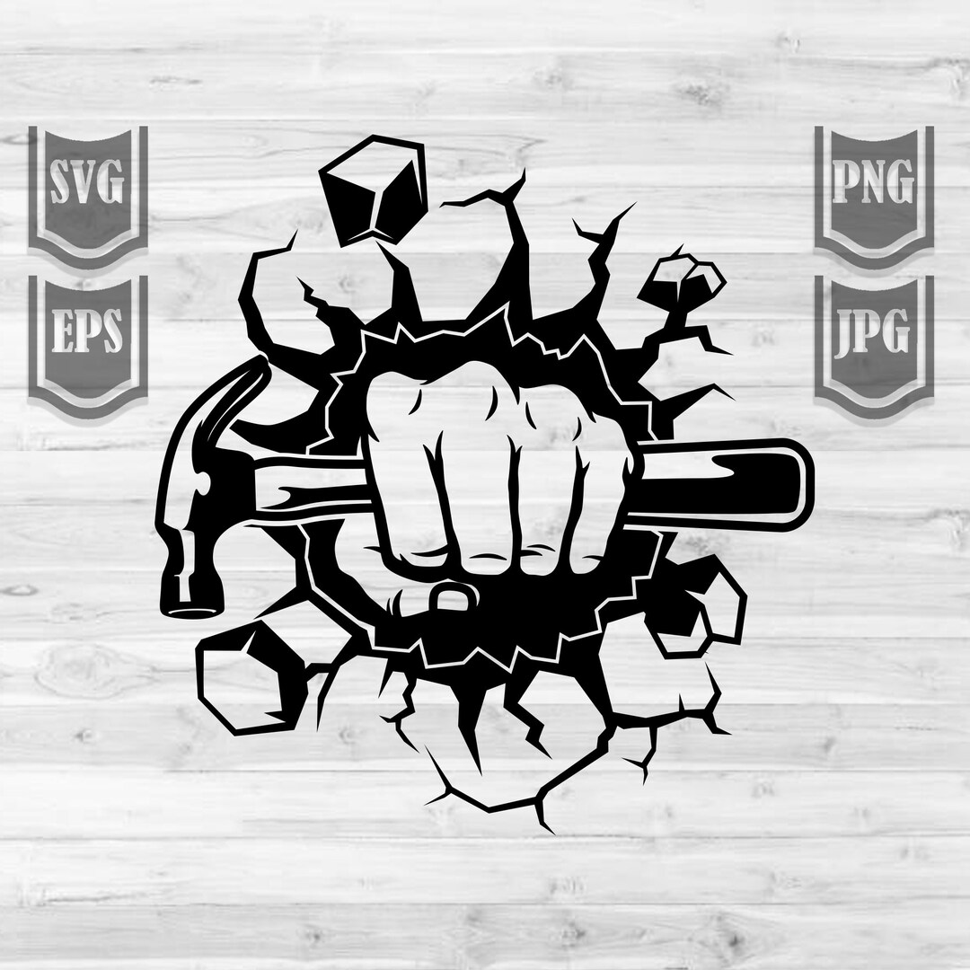 Smash Punch Carpenter || Svg File || Carpenter Shirt || Carpenter Svg ...