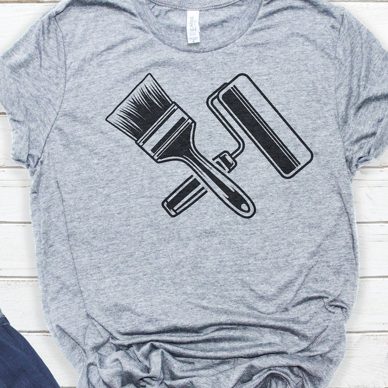 Paint Brush Svg File Painter Svg Paint Life Svg | Etsy