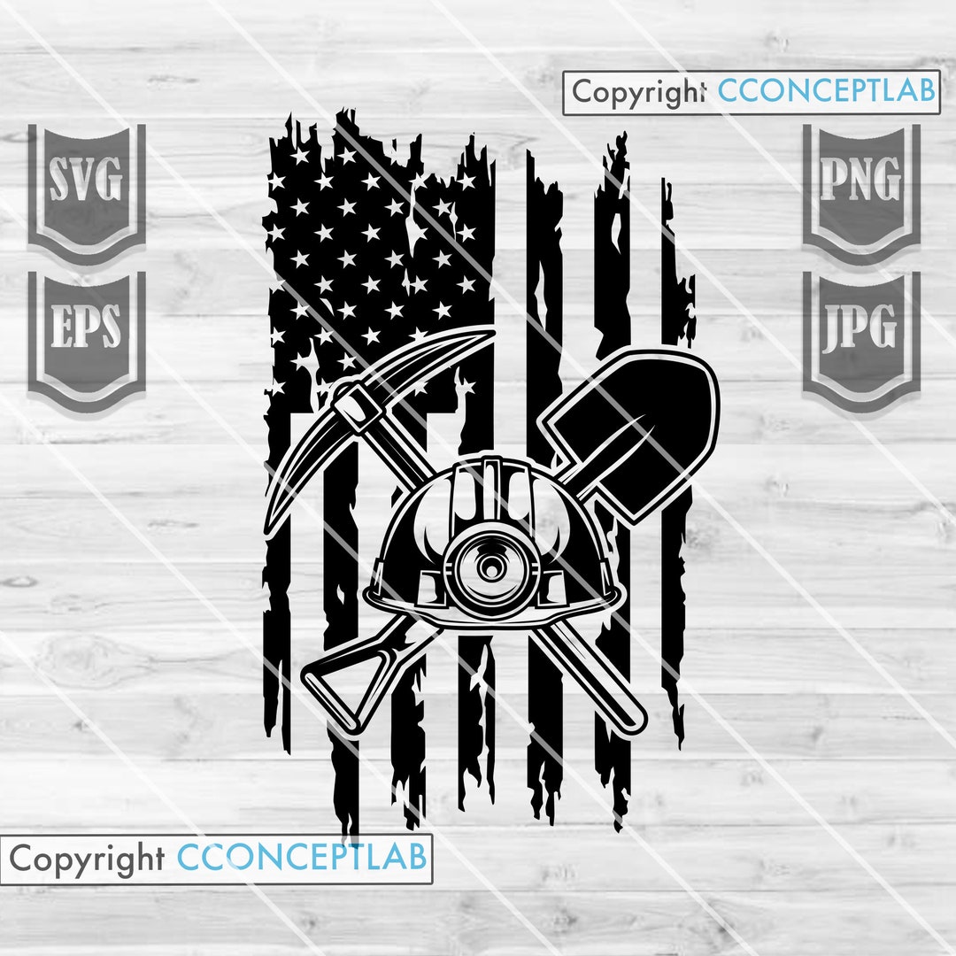 US Mining Svg || US Miner Svg || Coal Miner Svg || Miner Svg || Coal ...