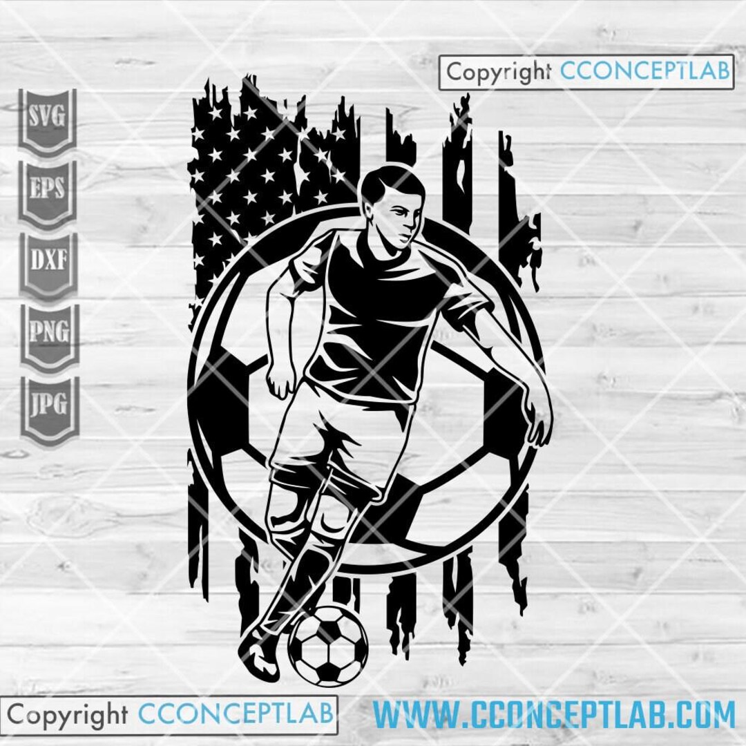 Soccer Svg | Soccer Player Svg | Ball Life Svg | Halftime Clipart ...