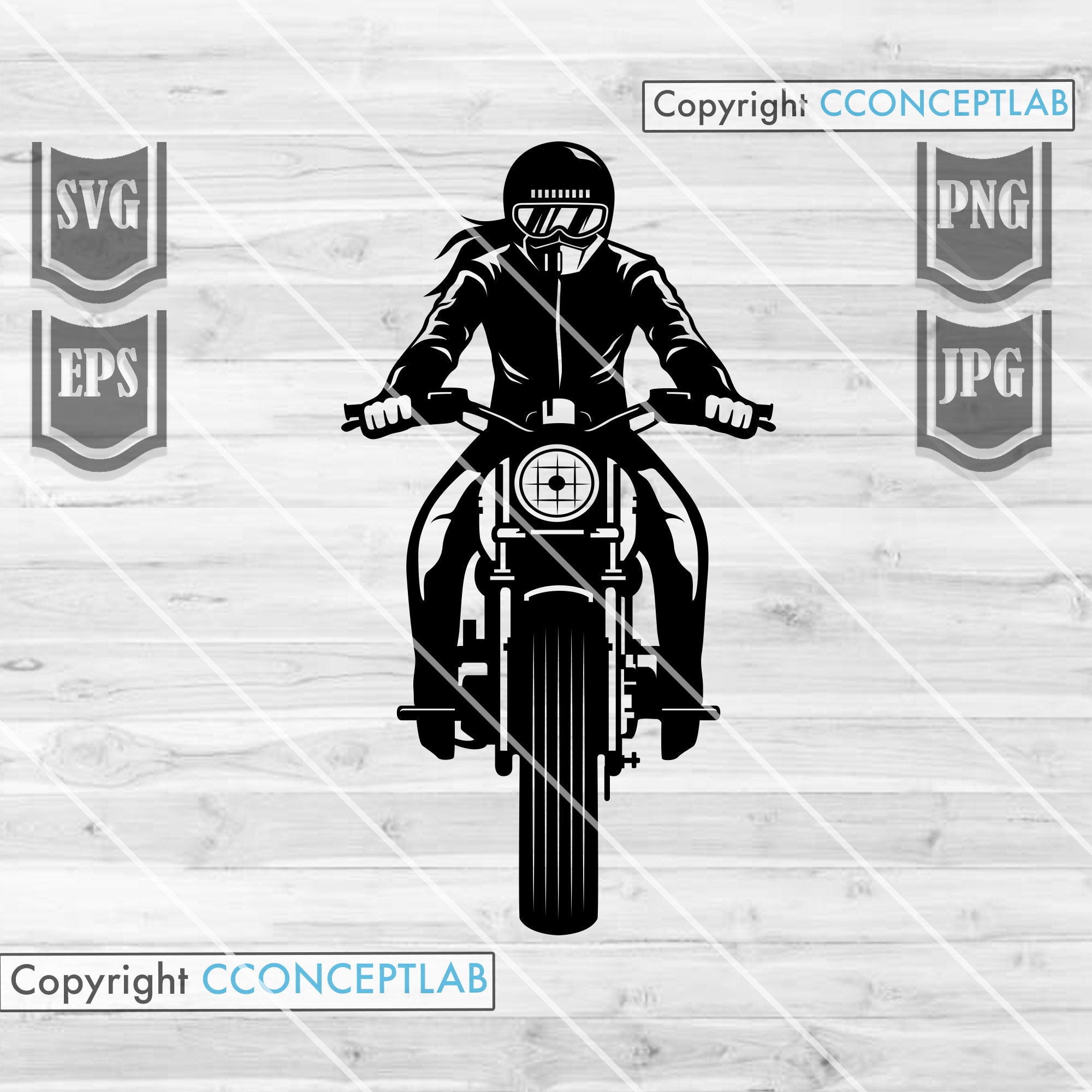 Girl Biker Clipart Svg File Biker Shirt Biker Svg Etsy