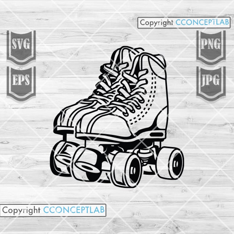 Roller Skate Svg Roller Skate Png Roller Skate Clipart - Etsy