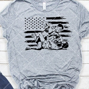 USA MMA Fighter Svg Mixed Martial Arts Cut File Combat Sports Clipart ...