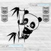 Cute Panda Peeking Svg File Panda Svg Panda Cut Files - Etsy