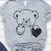 Teddy Oppa Svg | Bear Love Sign Clipart | Cute Grizzly Shirt Png ...