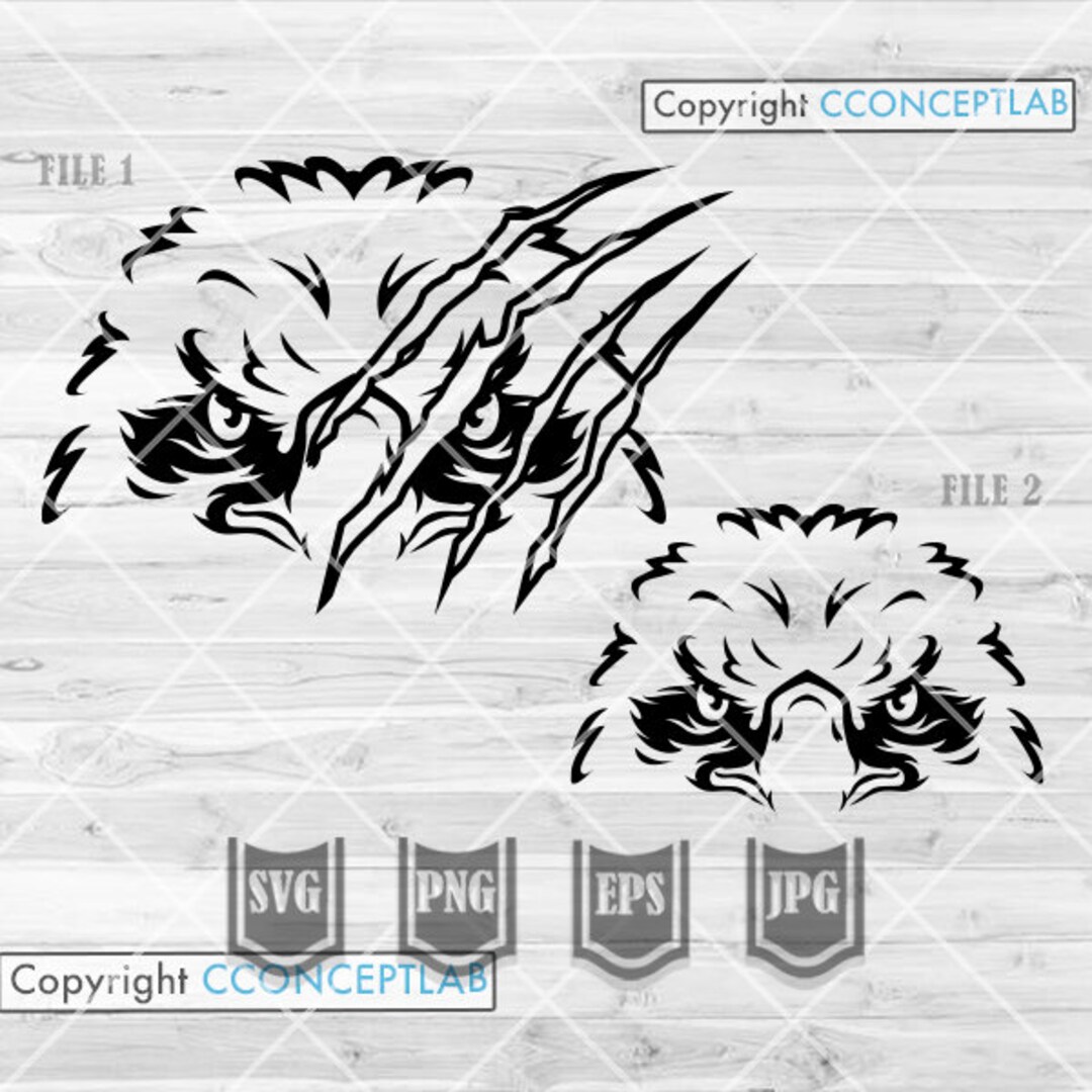 Wild Eagle Claw Scratch Svg | Patriotic Eagle Clipart | Flying Animal ...