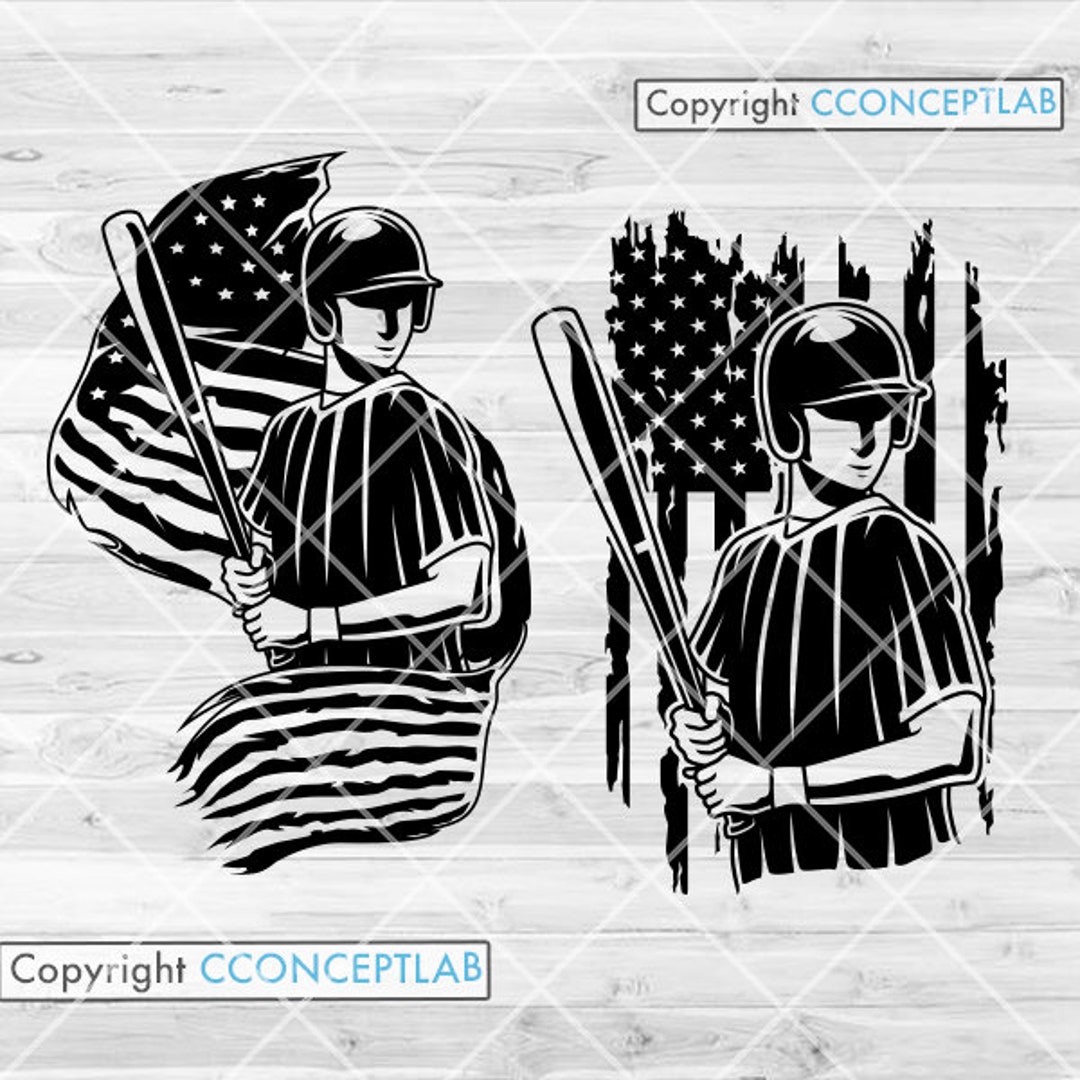 Baseball Svg | US Baseball Player Svg | Sports Dad | Batter Cutfile ...