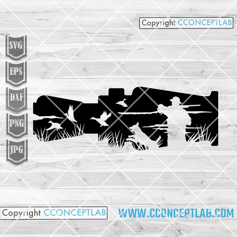 Hunting Scene Svg - Etsy