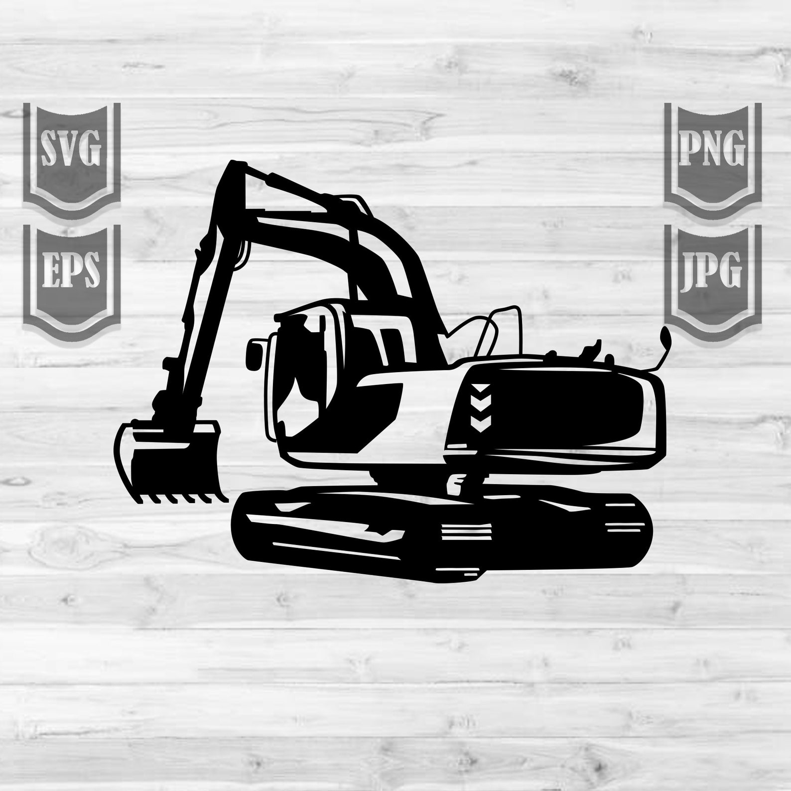 Excavator Svg | Excavator Clipart | Trucker Stencil | Truck Driver Dad ...