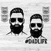 Beardman Dad Life Svg File Beard Dad Svg Cool Dad Clipart Beard Man Svg ...