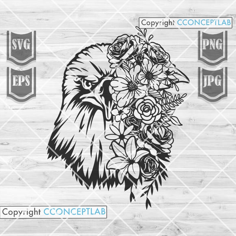 Adler svg Adler Svg Adler Clipart Blumen Adler svg - Etsy Schweiz