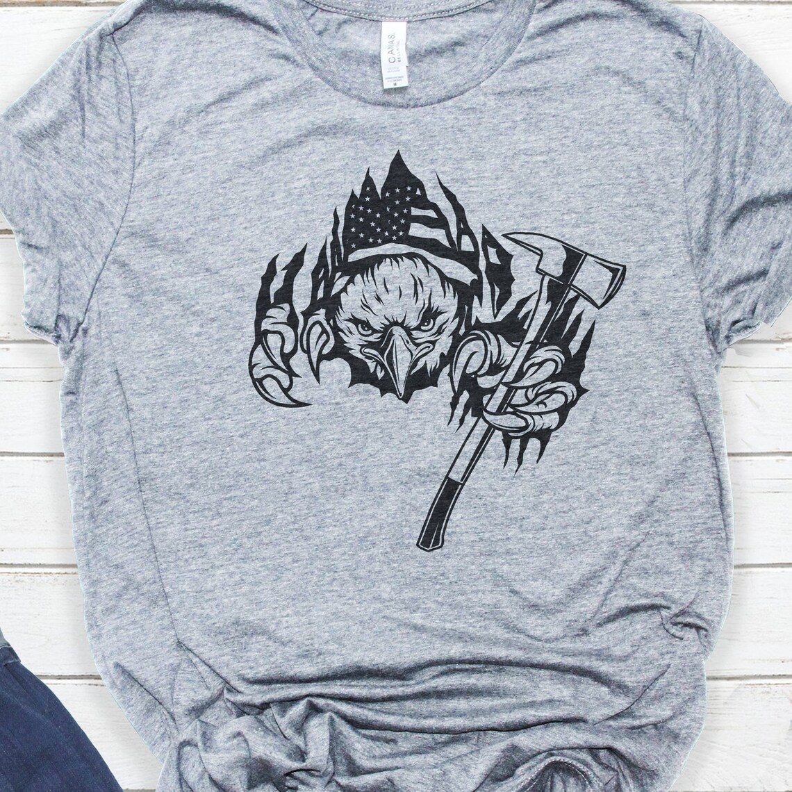 Firefighter Eagle Svg File Eagle Svg Firefighter Svg - Etsy