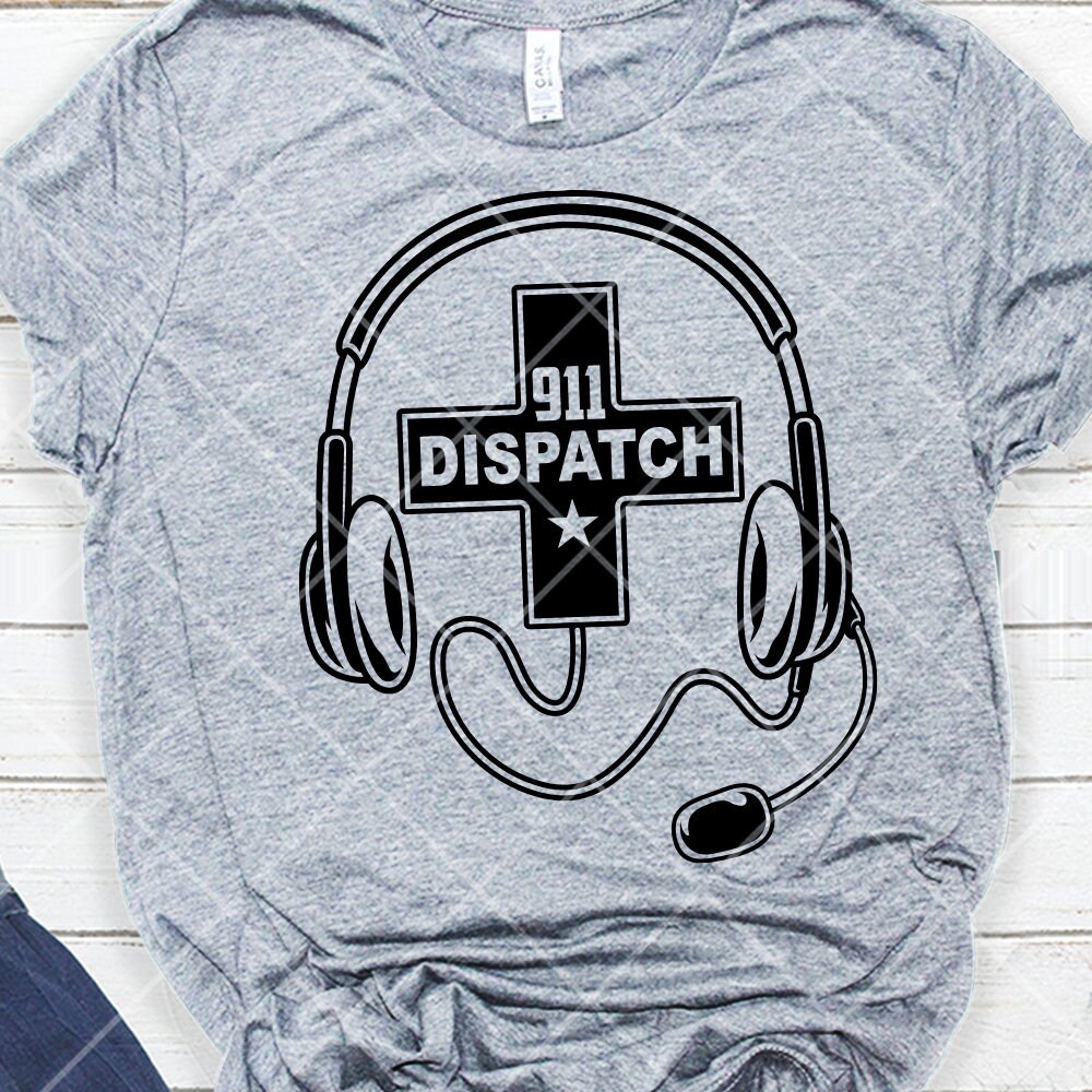 911 Dispatcher Svg First Responder Clipart Emergency - Etsy
