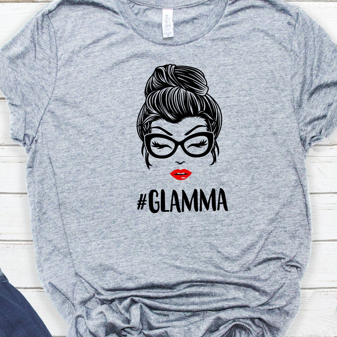 Glamma Svg Glamma Shirt Glamma Png Grandma Svg - Etsy
