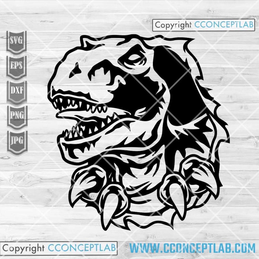 Dinosaur Svg | Trex Svg | Peeking Dinosaur Svg | Scratch T-rex Svg ...