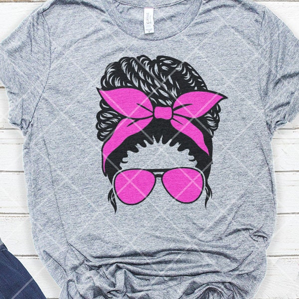 Braided Bun Hair Mom Svg Braided Mom Svg Afro Mom Svg | Etsy