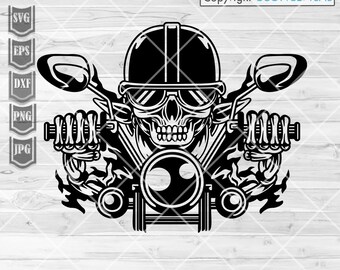 US Eagle Biker Svg Big Bike Rally Clipart Motorbike Cutfile Motorcycle ...