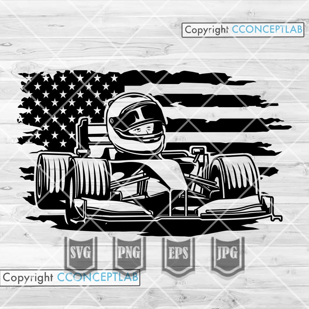 US Racer Svg | Racing Dad Gift Idea T-shirt Design Png | Drag Race Cut ...