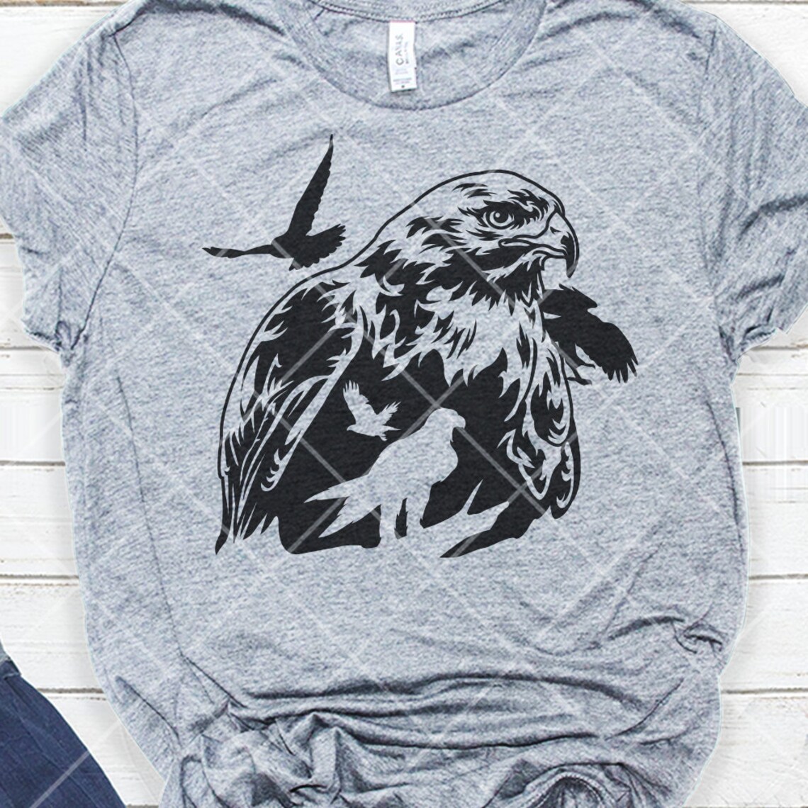 Hawk svg / Hawk Clipart / Hawk Cutfile / Hawk Stencil / Hawk - Etsy México