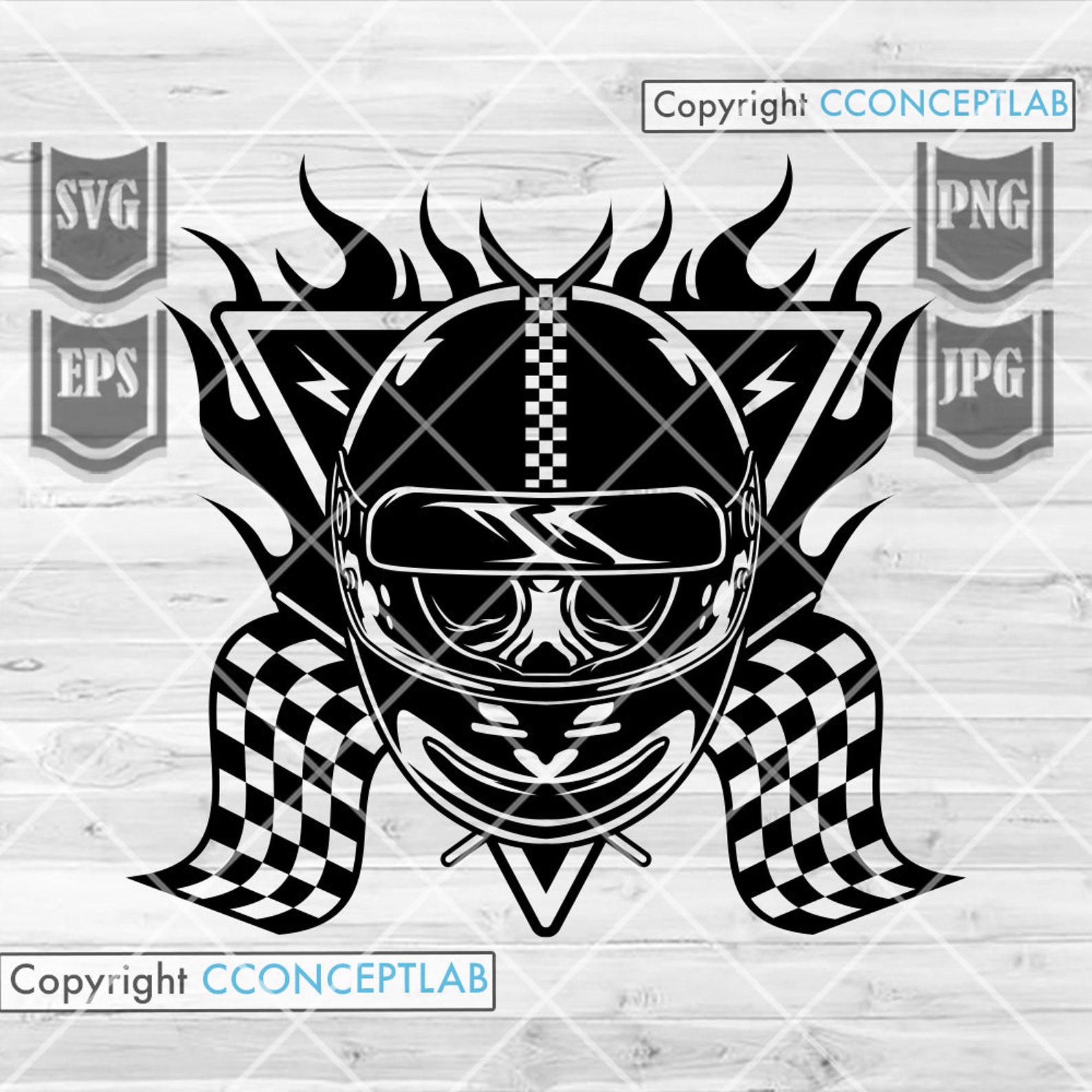 Racing Skull Svg Racer Dad Gift Idea T-shirt Design Png - Etsy