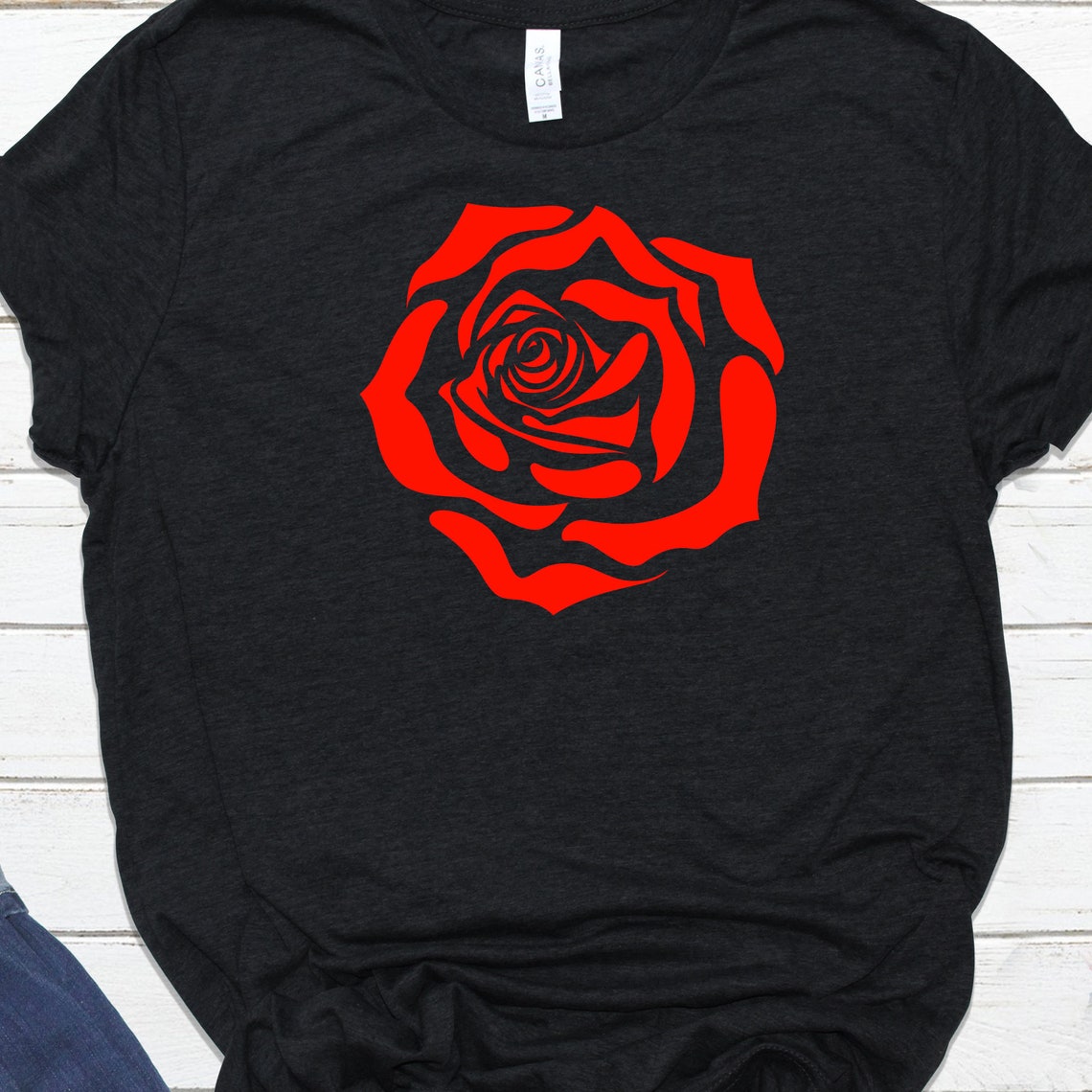 Rose Svg Rosebud Clipart Flower Stencil Wedding Decors - Etsy