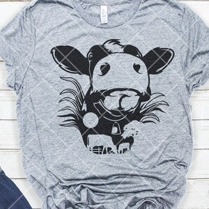 Cow Scene Svg | Cow Clipart | Cow Scene Png | Cow Cutfile | Cow Shirt ...