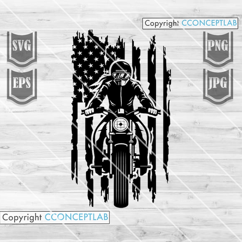 US Girl Rider Svg Woman Biker Clipart Sports Mom Cutfile - Etsy