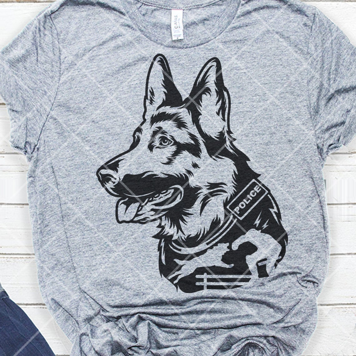 Police Dog Svg German Shepherd Png Military Dog Service | Etsy