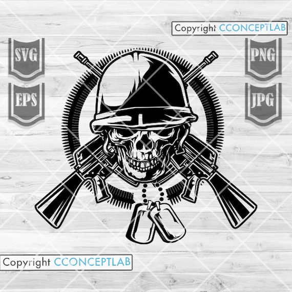 Soldier Skull Svg Soldier Skull Png Soldier Skull Clipart - Etsy Australia