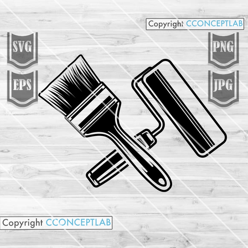 Paint Brush Svg File || Painter Svg || Paint Life Svg || Painting Svg ...