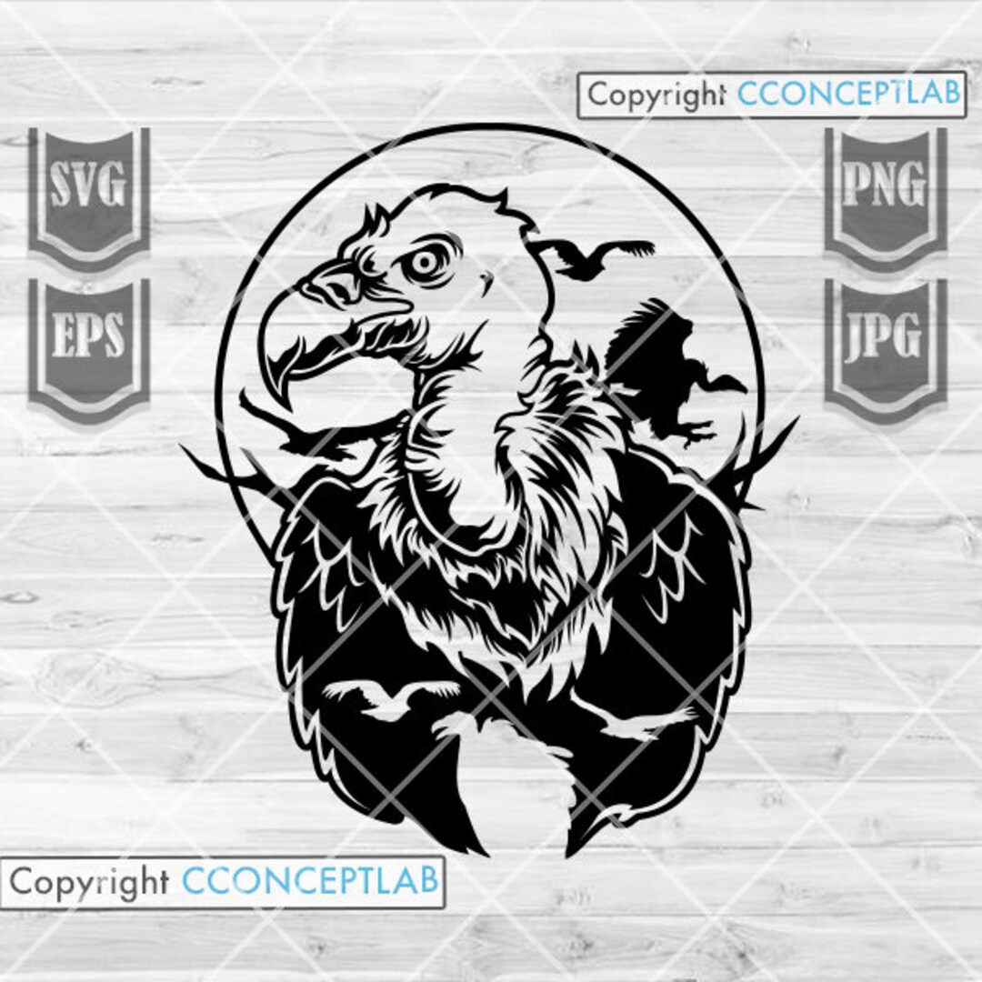 Vulture Svg | Vulture Clipart | Vulture Cutfile | Vulture Png | Vulture ...
