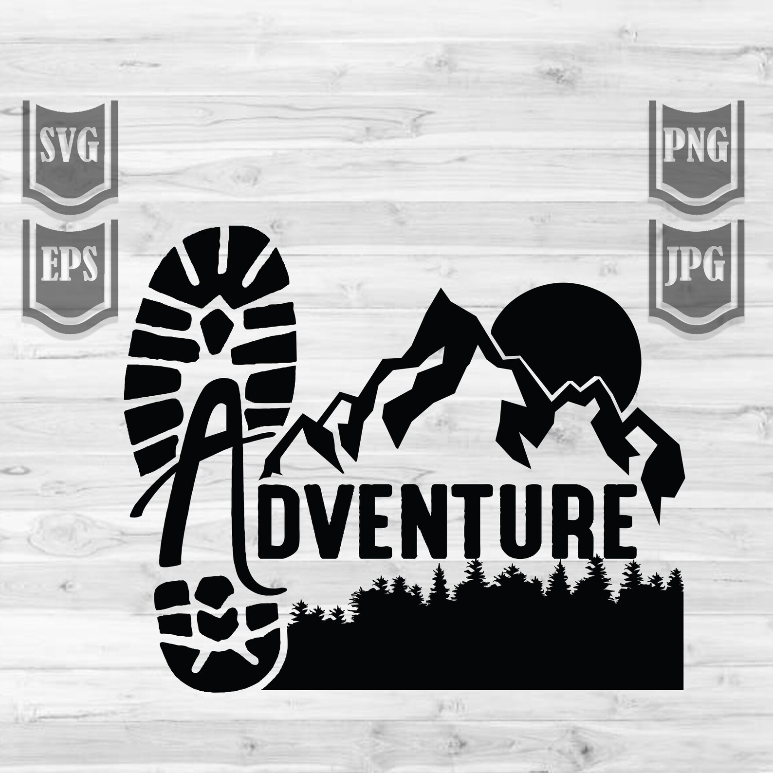 Outdoor Adventure Svg | Outdoor Camping Cut File | Hiking and Trekking ...