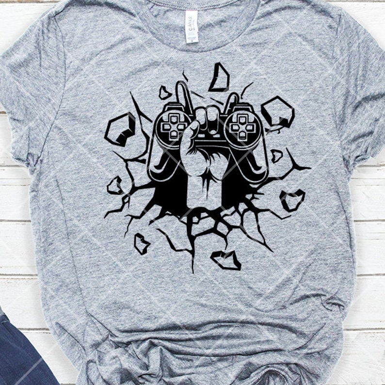 Smashing Wall Gamer Svg Smash Wall Console Svg Gamer - Etsy