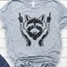 Raccoon Svg | Animal on Middle Finger Clipart | Scavenger Animal ...