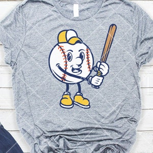 Baseball Mascot Svg | Baseman Clipart | Sports Dad Cutfile | Game Day ...