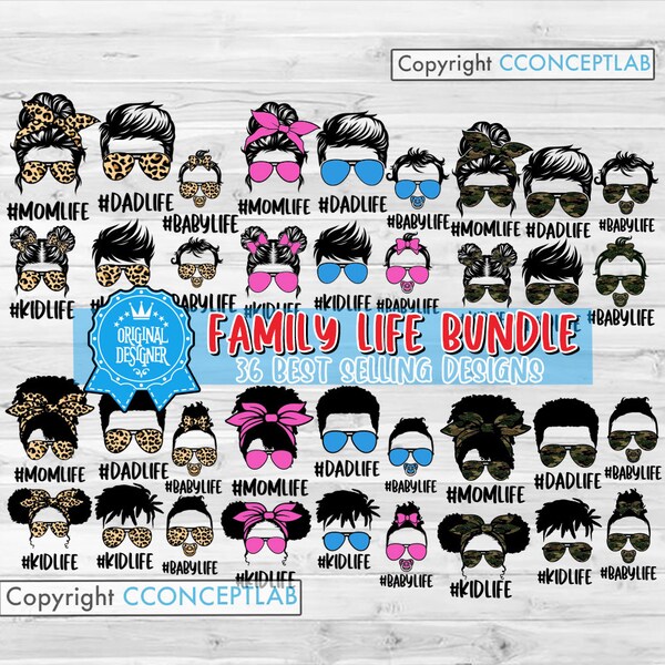 Family Clipart Bundle - Etsy
