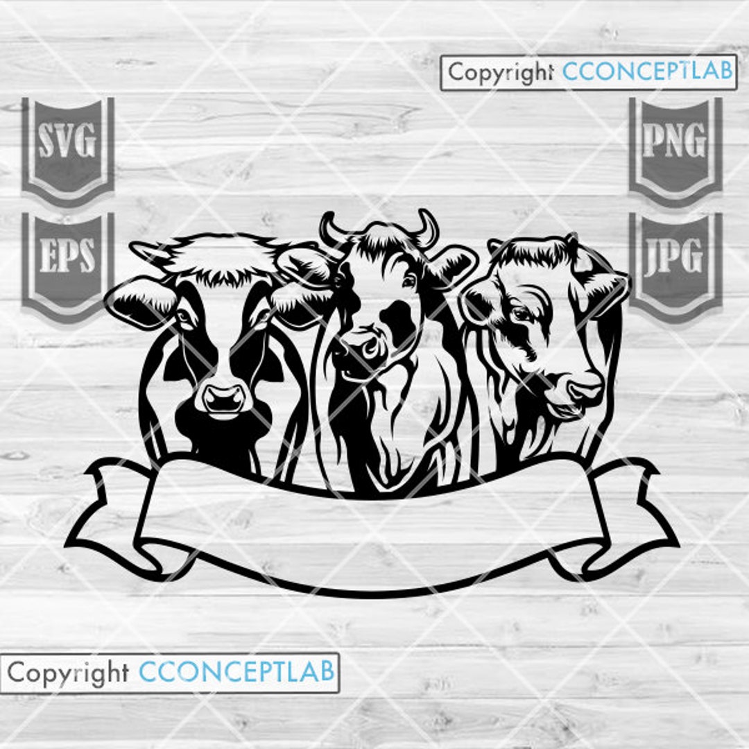 Farm Cow Svg | Farm Life Monogram | Farm Owner Svg | Farm Animal Svg ...