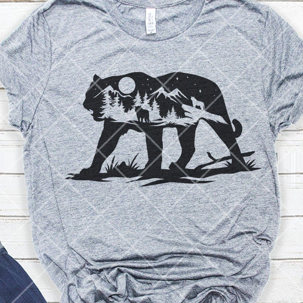 Wilderness Tiger Outdoor Svg | Zoo Crew Keeper Gift Idea | Safari ...