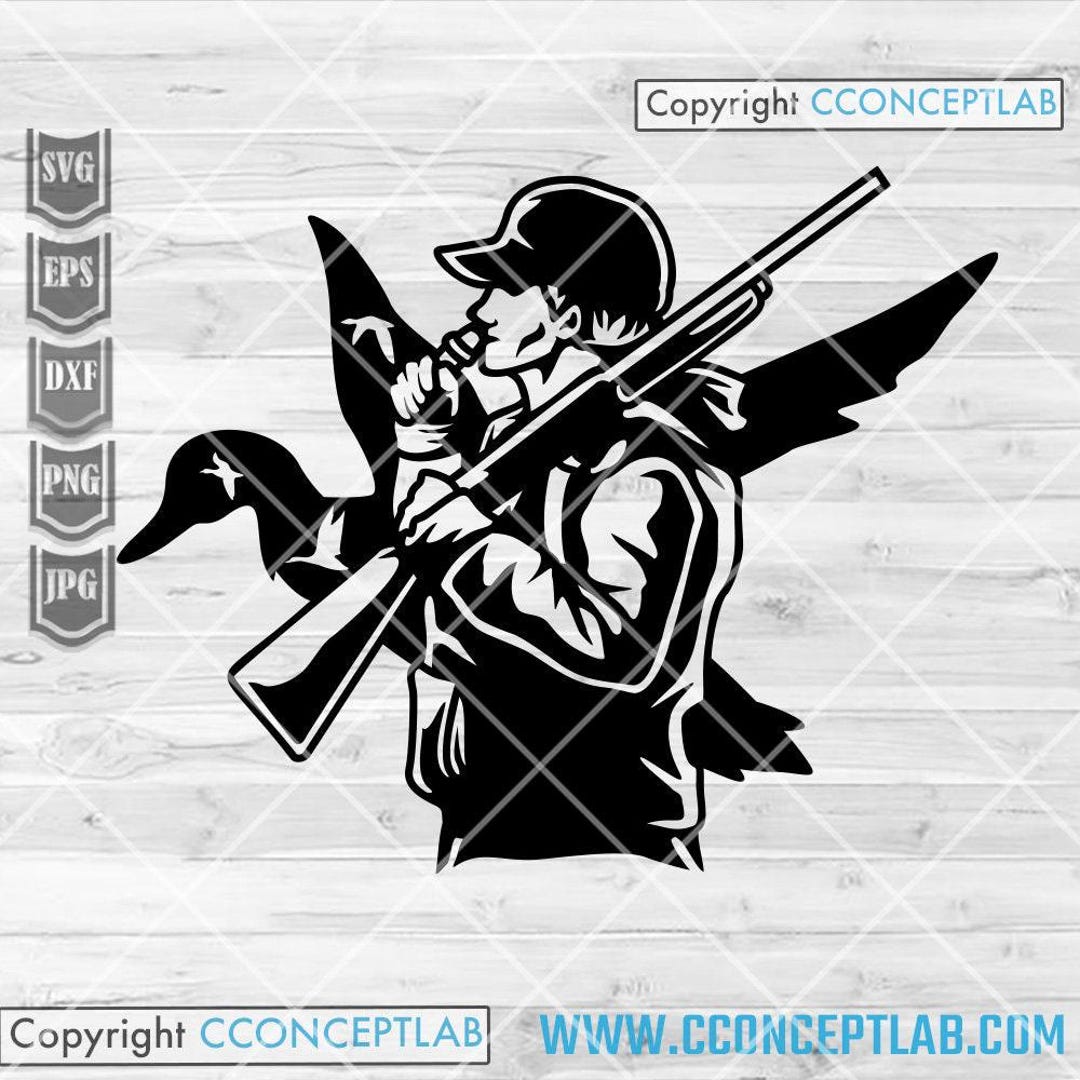Hunting Svg | Duck Hunting Clipart | Duck Stencil | Hunter Dad Cutfile ...