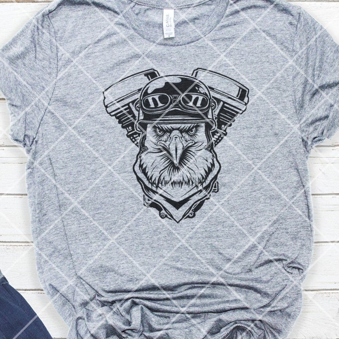 Biker Eagle Svg Biker Svg Rider Svg Motorbiker Svg - Etsy