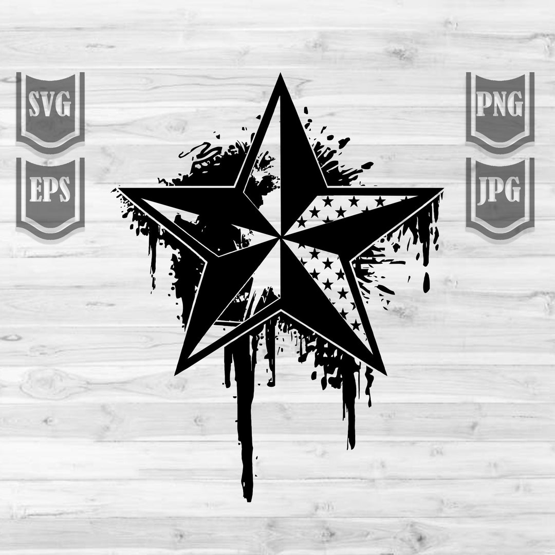 Star Splatters Svg | Celestial Cutfile | Dripping Starshine Stencil ...