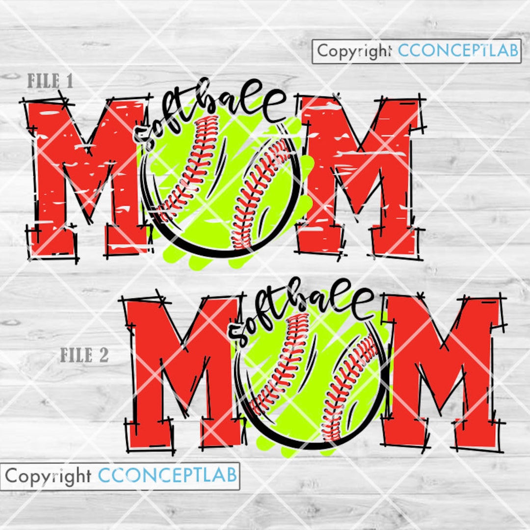 Softball Mom Svg | Sports Mama Clipart | Sporty Momlife Shirt Png ...
