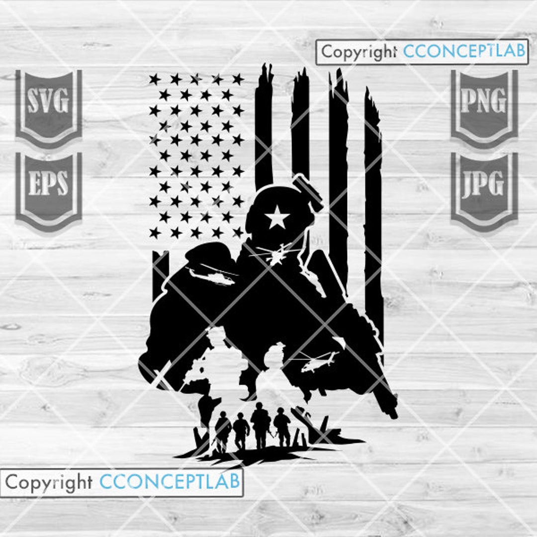 US Combat Soldier Scene Svg Combat Scene Svg Military Svg - Etsy Canada