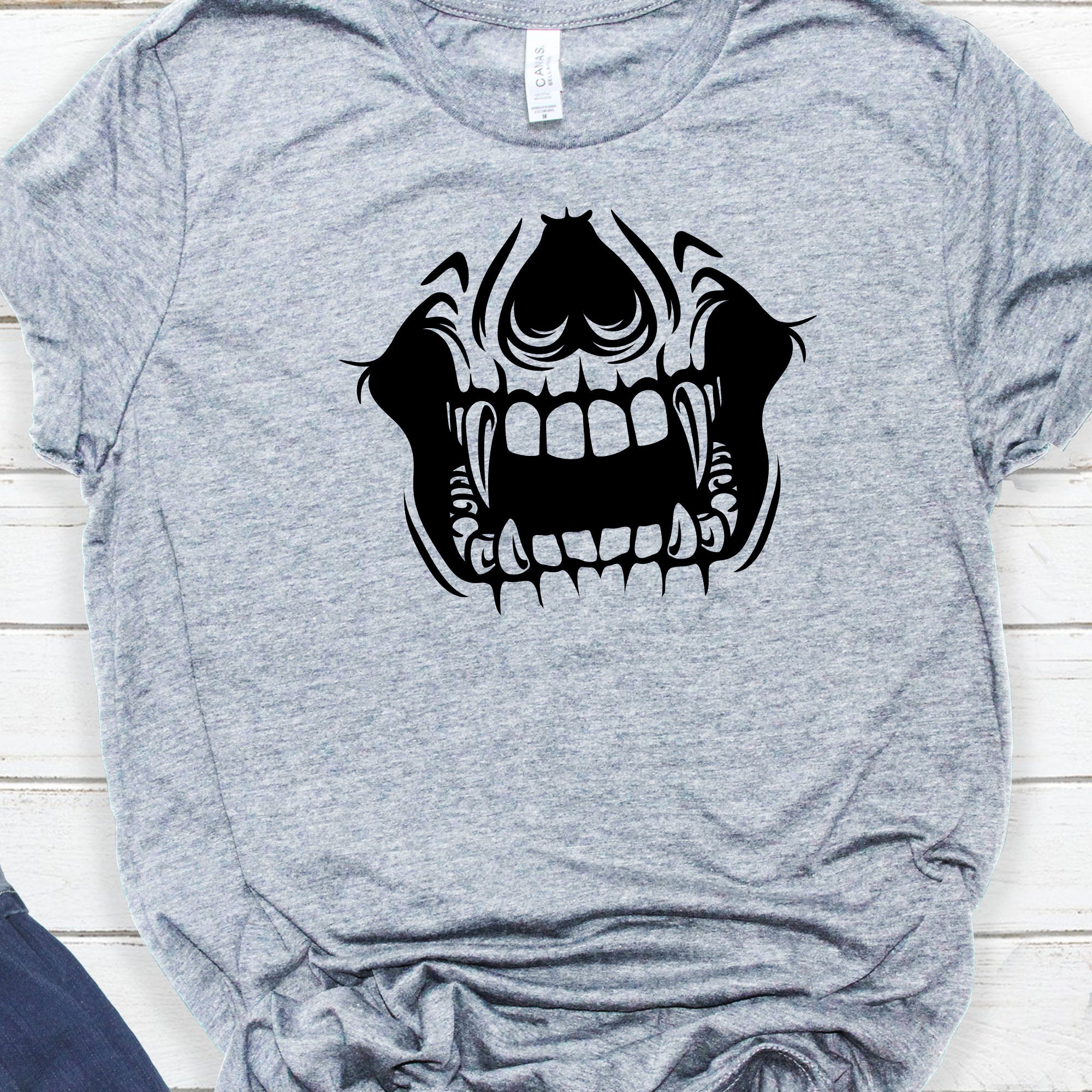 Sharp Scary Teeth Svg File Monster Teeth Clipart Vampire - Etsy