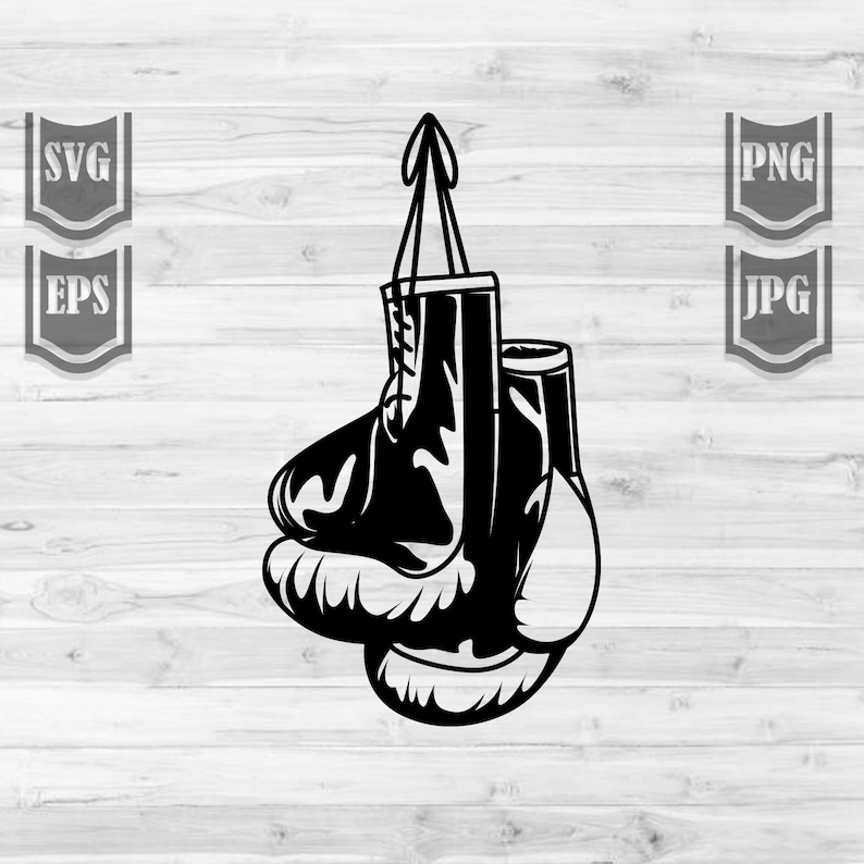 Boxing Gloves Svg Fighter Hands Stencil Kick Boxing Shirt - Etsy