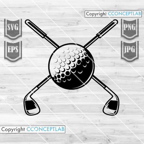 Golf Game Svg Golf Monogram Svg Golf Clipart Golf Ball - Etsy