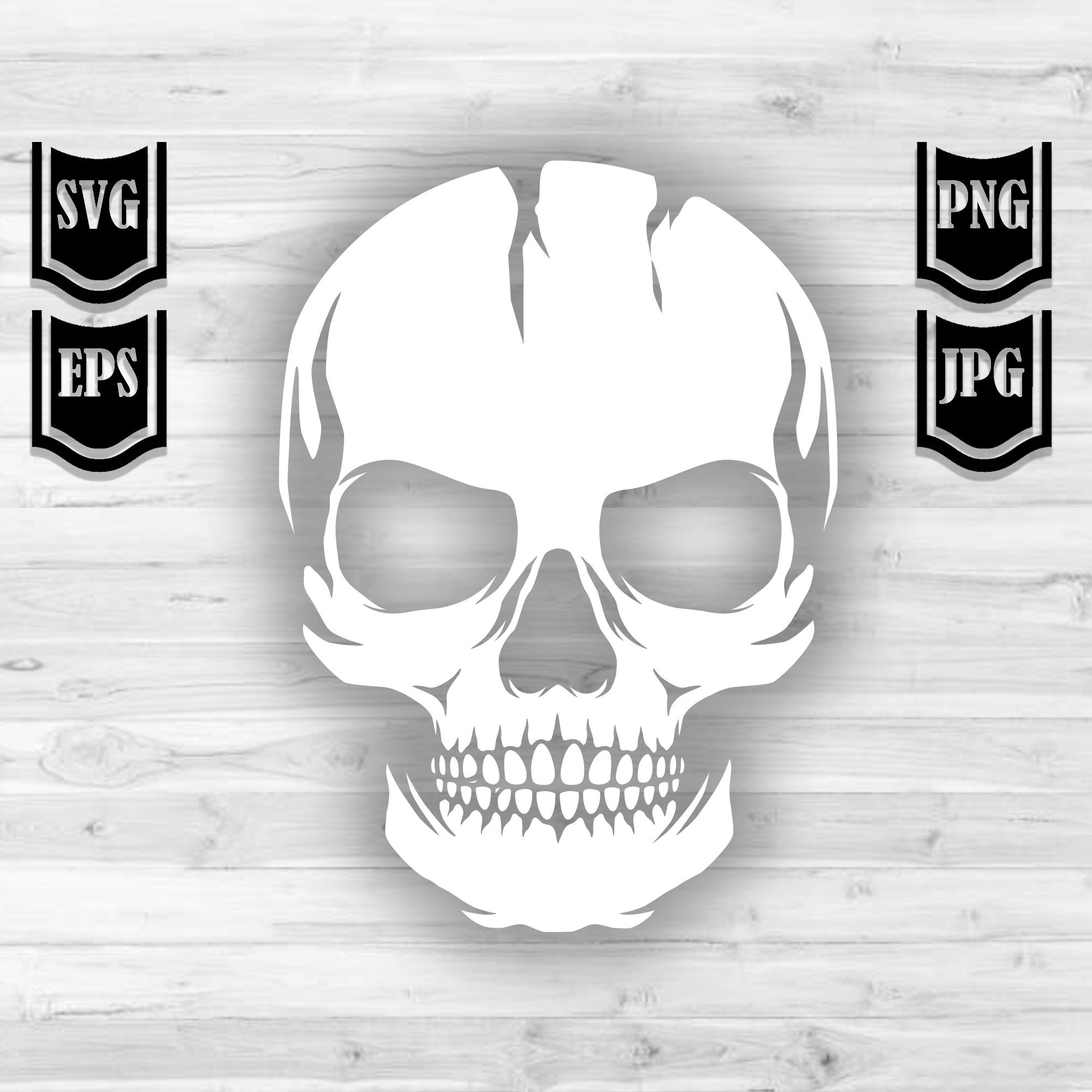 Skull Svg File Skull Vector Skull Clipart Human Skull - Etsy
