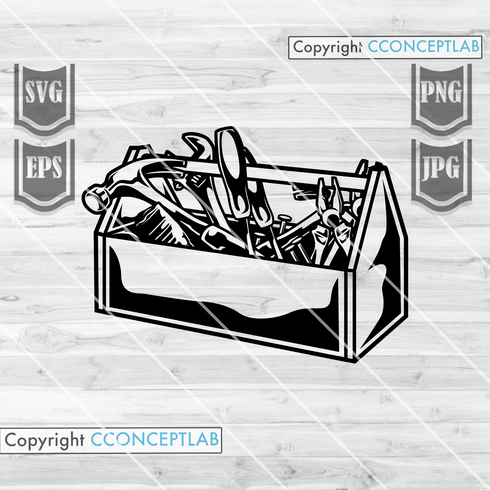 Carpenter Tool Box Svg Tools Svg Repair Svg Carpenter - Etsy